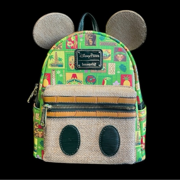 Loungefly | Bags | Loungefly Disney Parks Tiki Room Mini Backpack ...